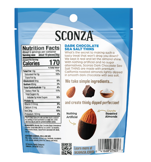 Lemoncello Almonds, 5oz | Sconza Chocolate