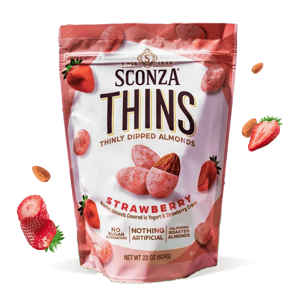 Strawberry THINS, 5oz • Sconza Chocolate