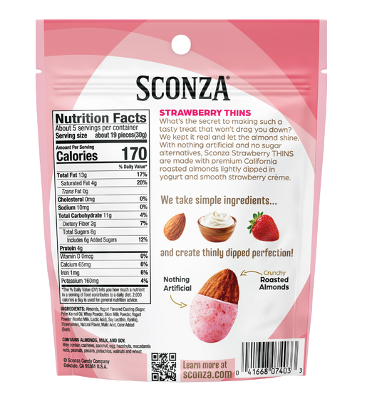 Lemoncello Almonds, 5oz | Sconza Chocolate
